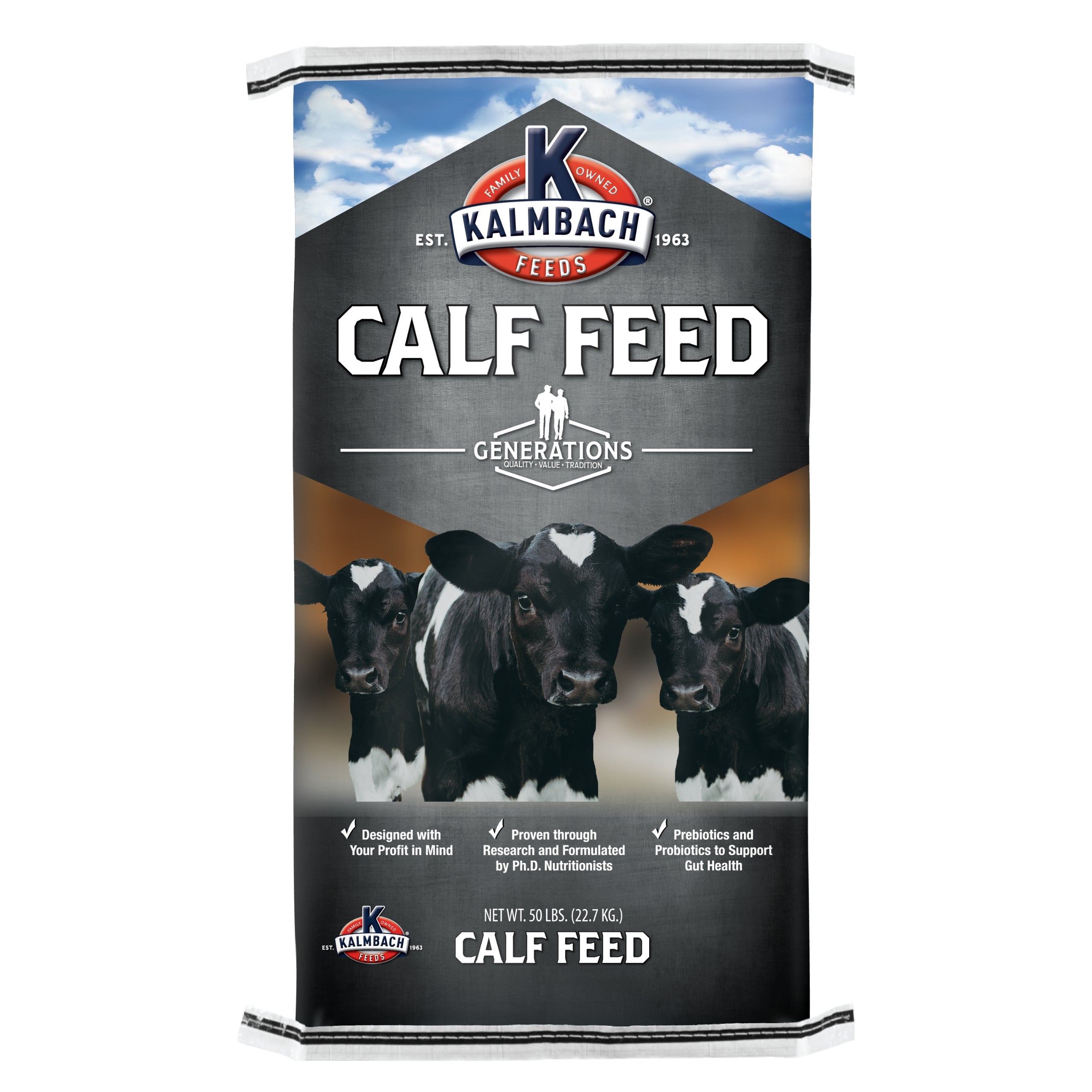 Kalmbach Feeds - Generations Calf Starter Feed 18% | Johnston Elevator